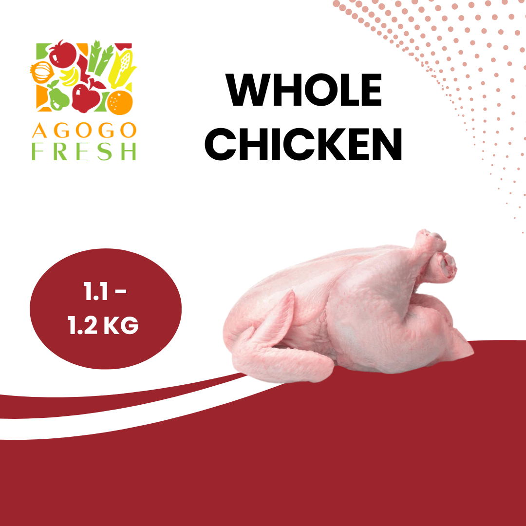 Fresh Whole Chicken 1.1kg - 1.2kg – Agogo Fresh