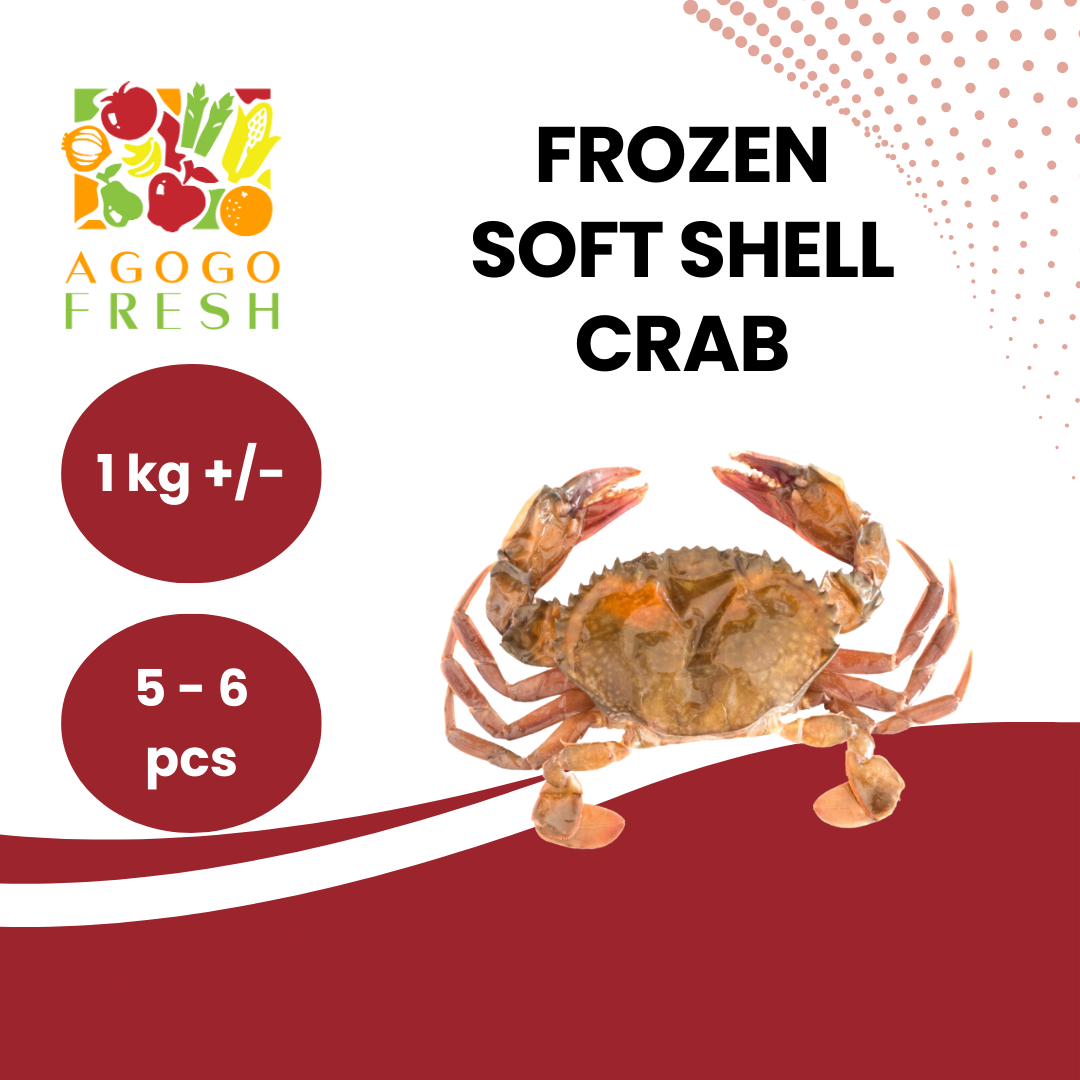 Frozen Soft Shell Crab (1kg+/-) – Agogo Fresh